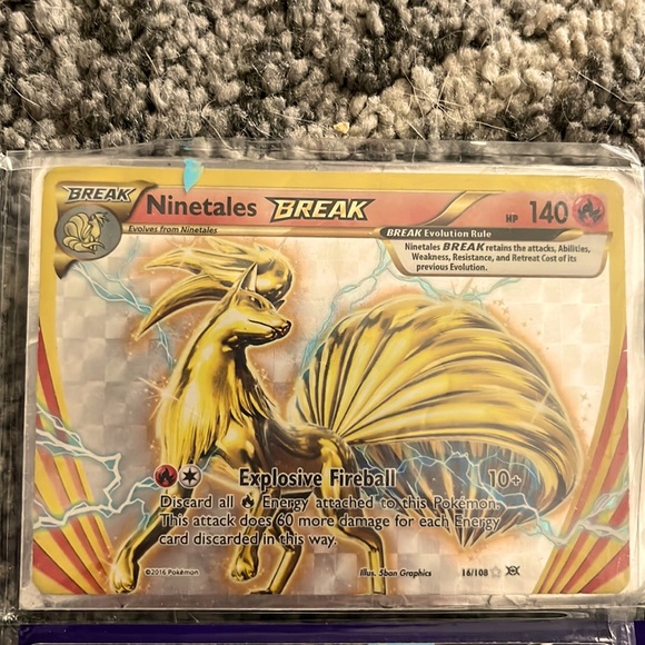 Pokemon | Toys | Ninetales Break Pokmon Card | Poshmark